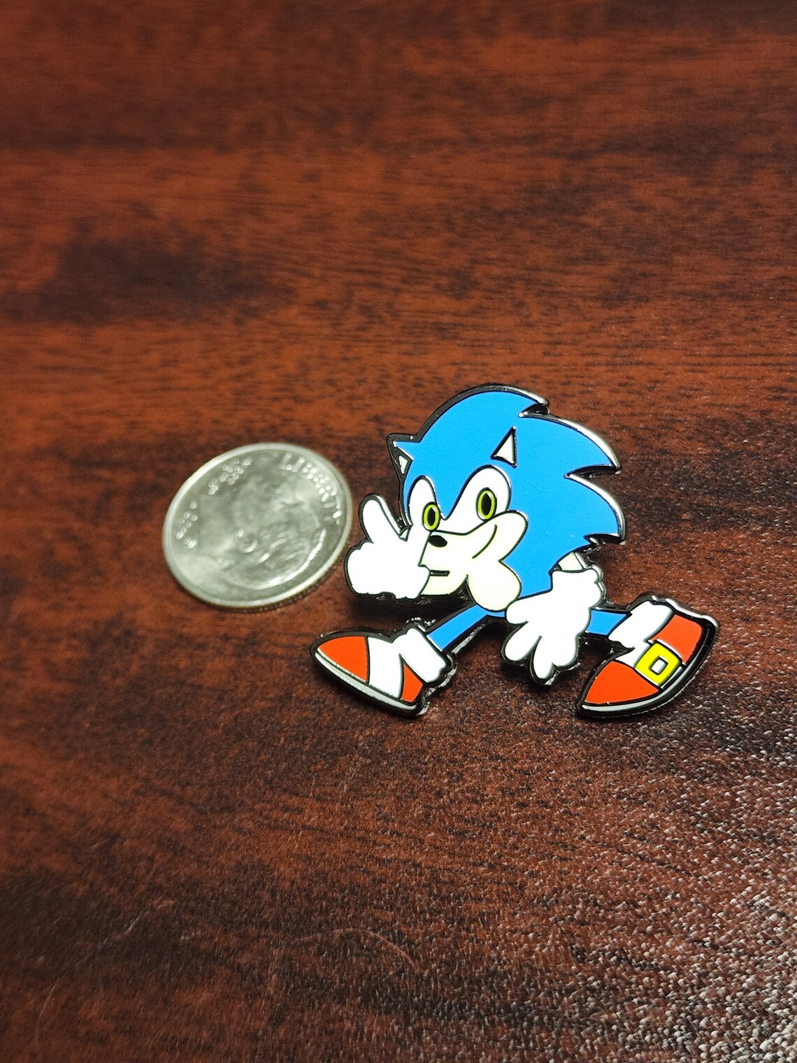 Sonic the Hedgehog Metal Pins sonic Tails Knuckles - Etsy