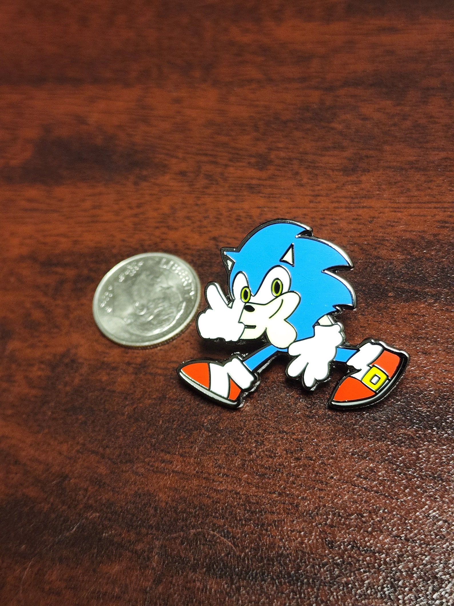 Sonic the Hedgehog Metal Pins sonic Tails Knuckles - Etsy