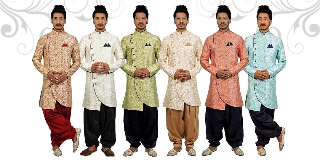 Men’s Indian Traditional Sherwani Wedding Outfits/party Wear/eid/groom ...