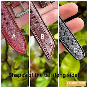 Corner Notched, Center Notched Watch Strap From Pueblo Leather - Etsy