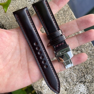 Color 8 Horween Shell Cordovan Leather Watch Strap in All - Etsy