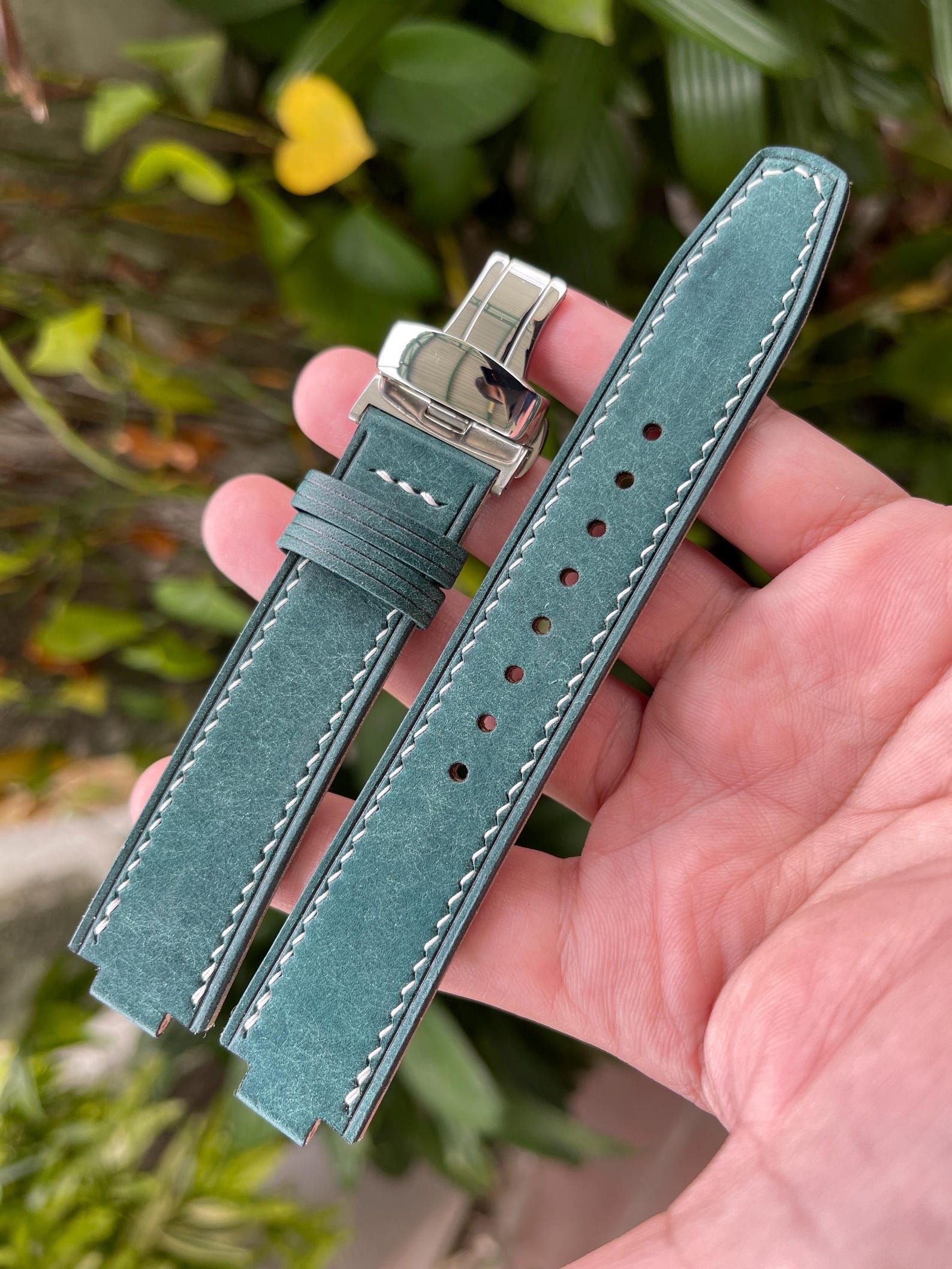 Corner Notched, Center Notched Watch Strap From Pueblo Leather - Etsy
