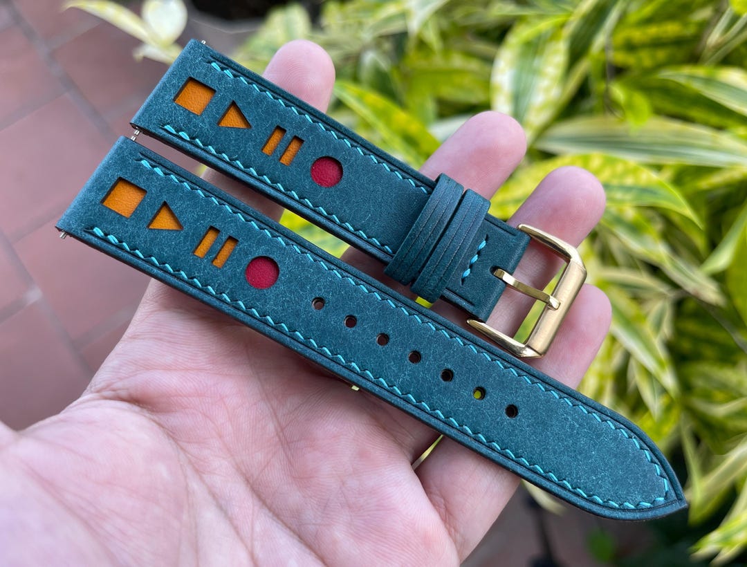 SC Retro Watch Strap, Pre-installed Quick Release Spring Bars - Etsy