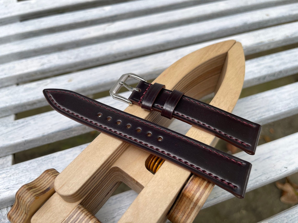 Color 8 Horween Shell Cordovan Leather Watch Strap in All - Etsy