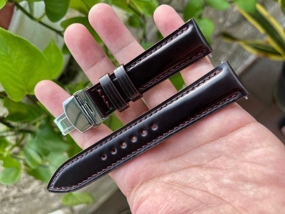 Color 8 Horween Shell Cordovan Leather Watch Strap in All - Etsy