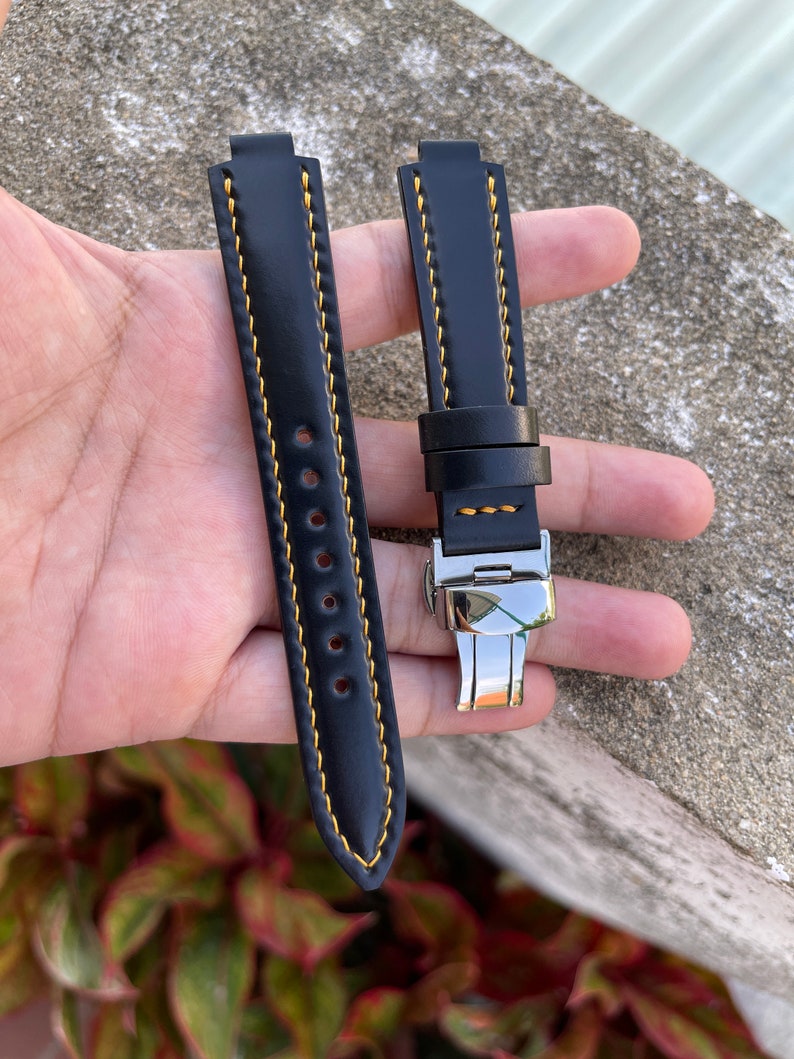 Shell Cordovan Corner Notched Centre Notched Watch Strap - Etsy