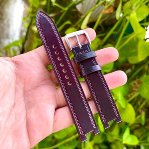 Shell Cordovan Corner Notched, Centre Notched Watch Strap - Etsy