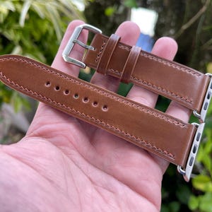 Bourbon Horween Shell Cordovan Leather Watch Strap With Quick Release ...
