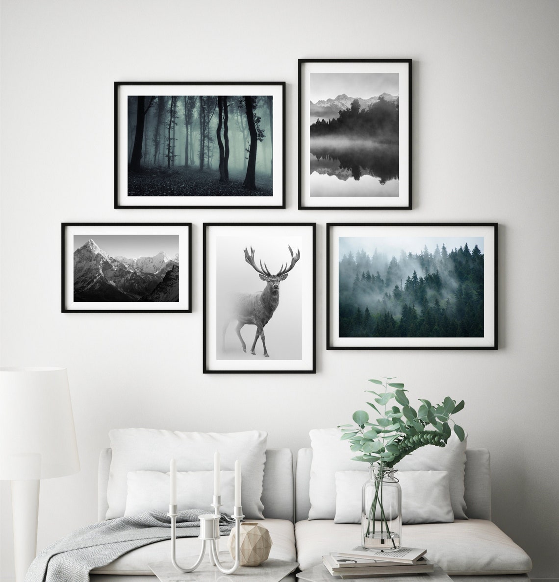 Premium Poster Set of 5 Home Picture Living Room Gift - Etsy