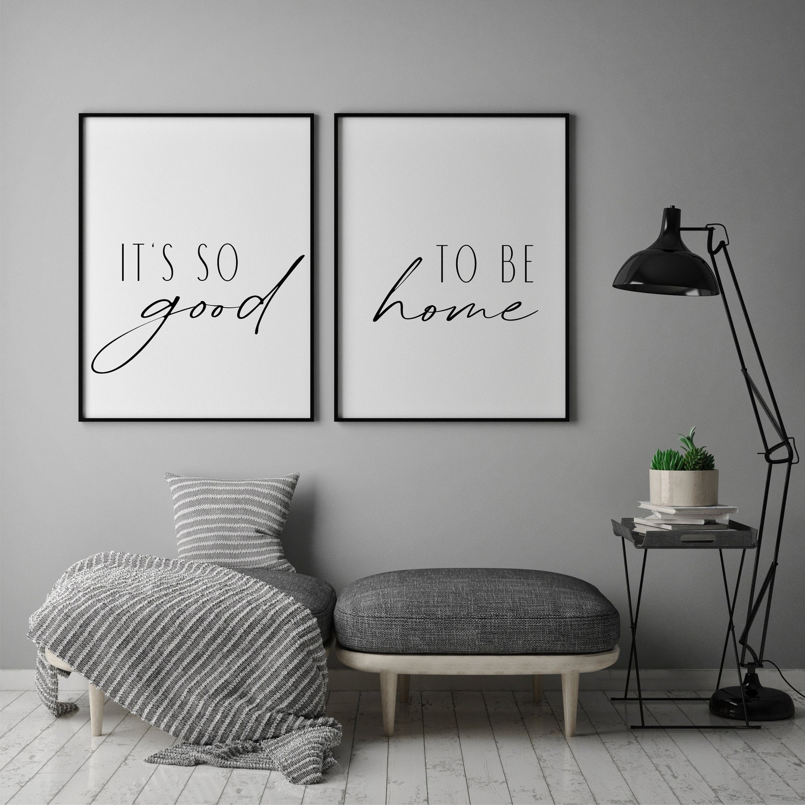Poster Set of 2 / Home / Picture Living Room / Gift Parade / | Etsy