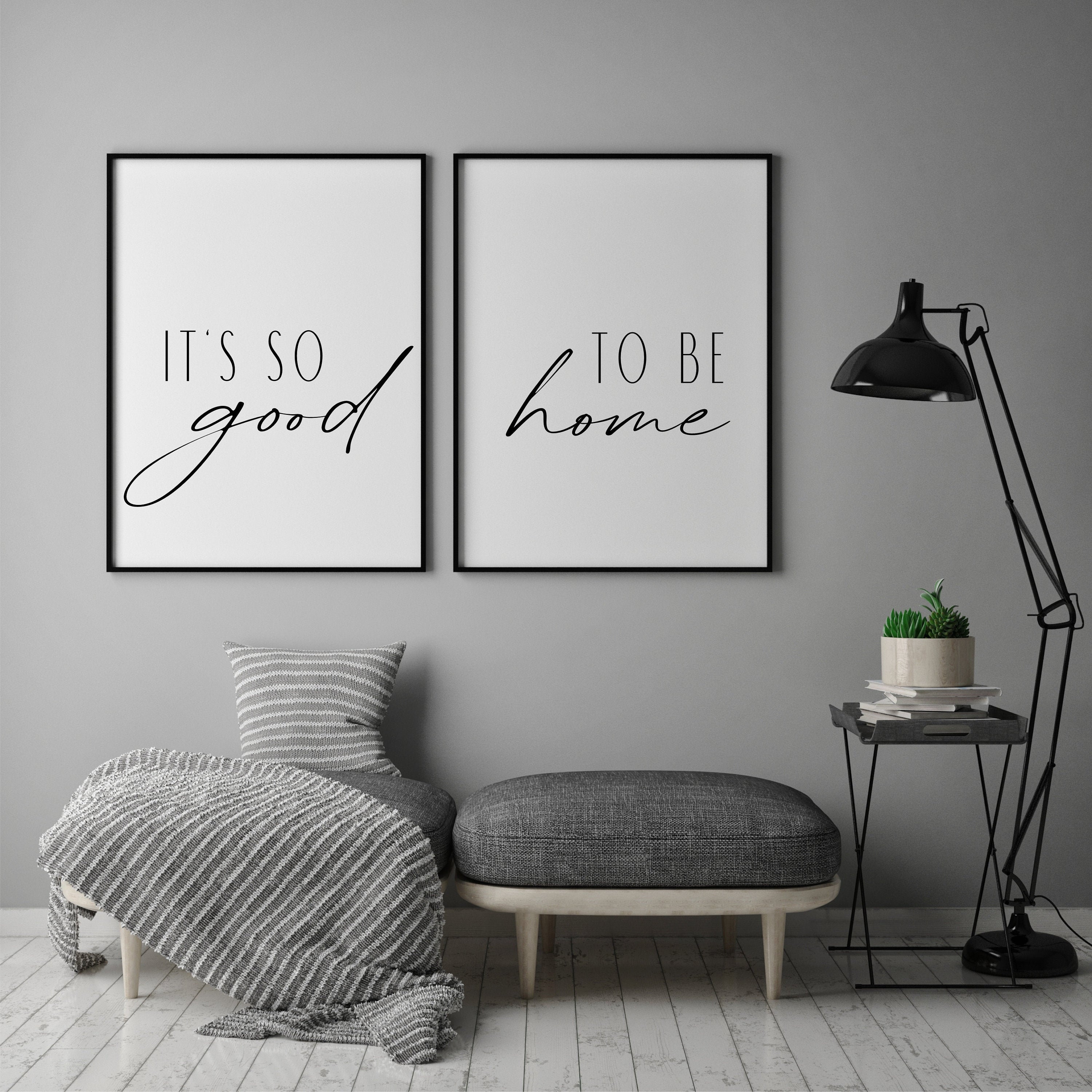 Poster Set of 2 / Home / Picture Living Room / Gift Parade / | Etsy