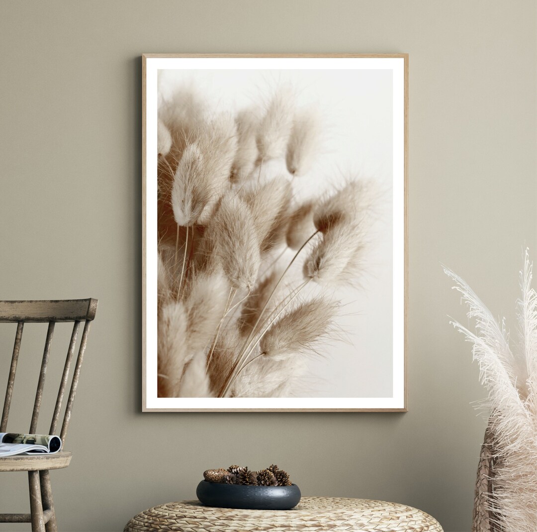 Pampas Poster / Living Room Picture / Boho Poster / Pampas Grass ...