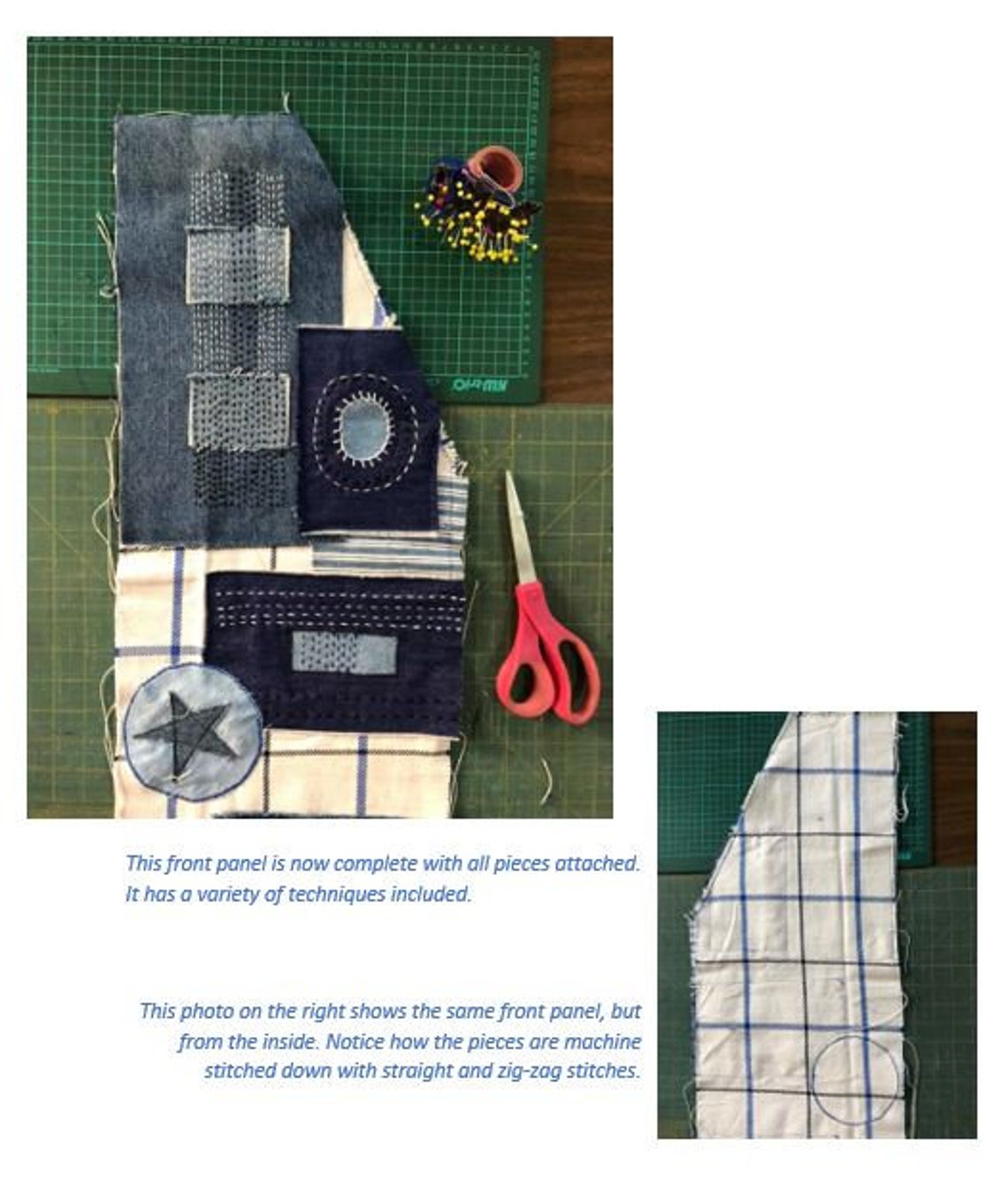 Upcycle Denim Vest PDF Pattern and Tutorial With Photos. a Unique Vest ...