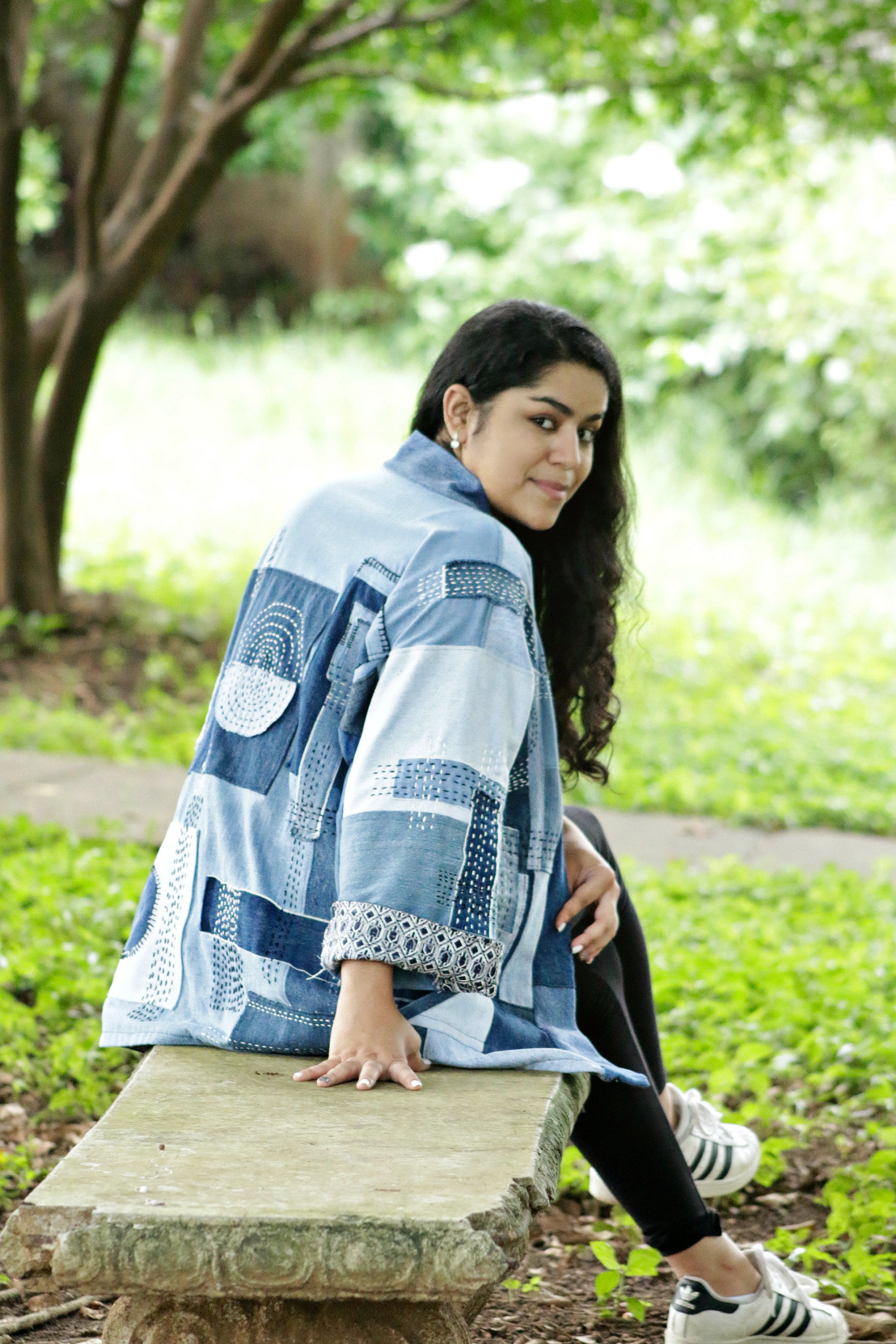 Denim Jacket, Noragi-inspired, From Pre-loved Jeans. Patchwork, Boro ...