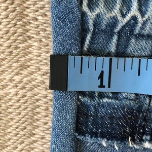 Square Denim Poncho Made 100% From Blue Jeans! Sustainable, Practical ...