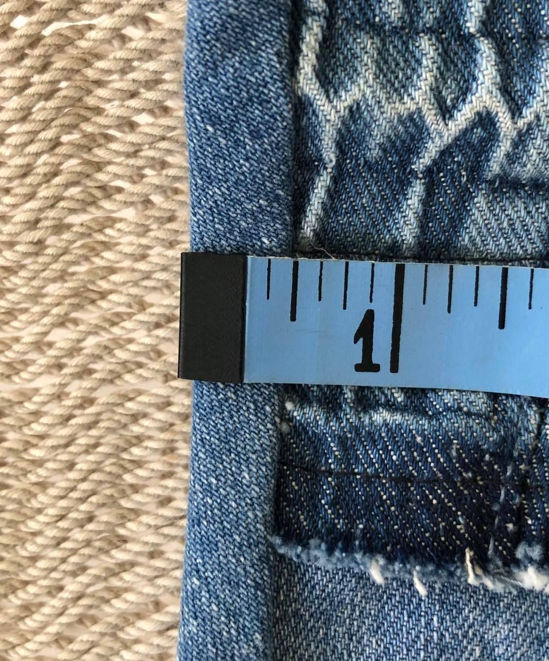 Square Denim Poncho Made 100% From Blue Jeans Sustainable - Etsy