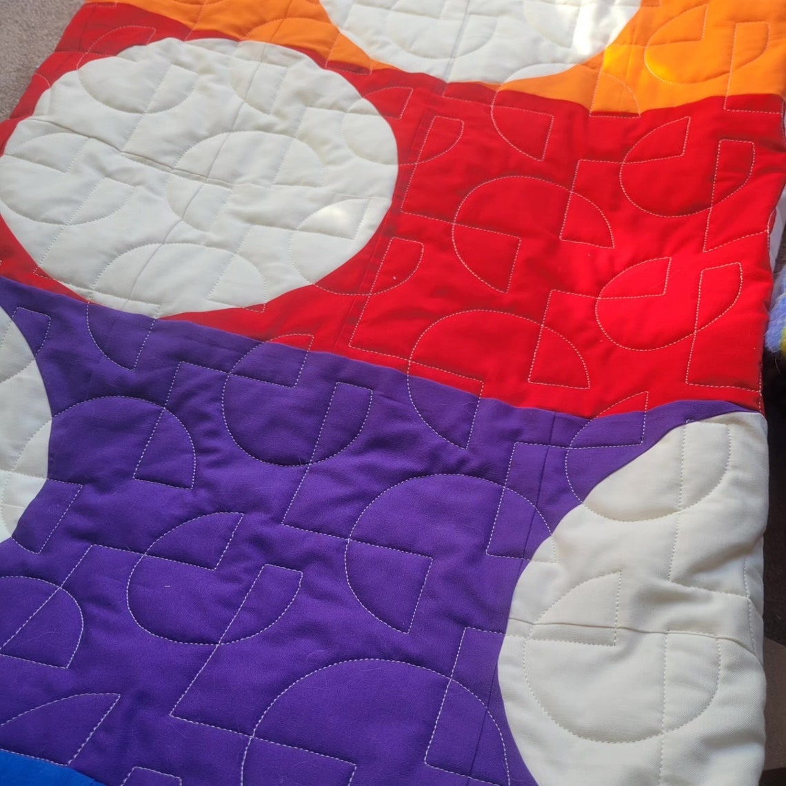 Rocket Quilt PDF Pattern - Modern - Minimalist - Negative Space - Throw ...