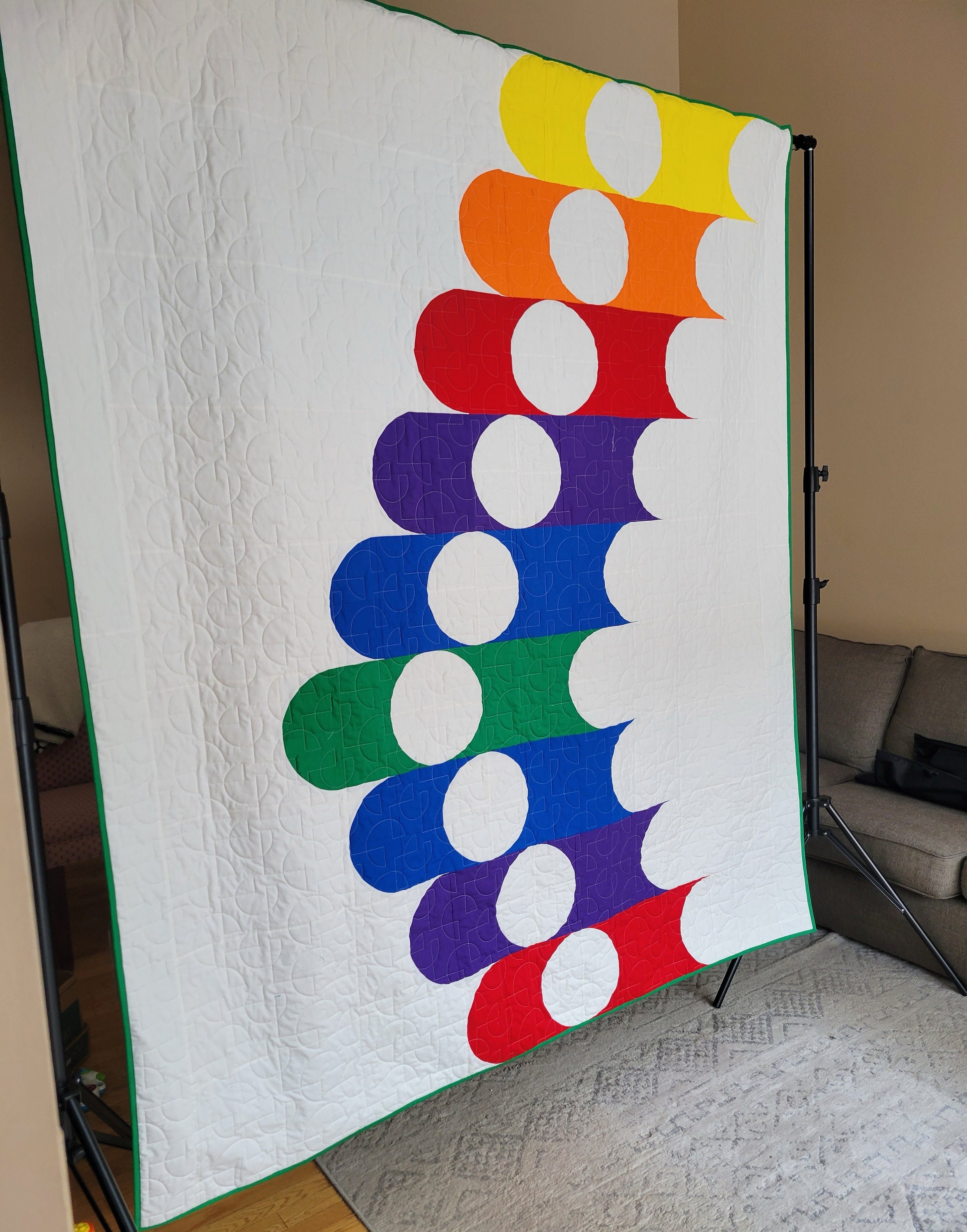 Rocket Quilt PDF Pattern - Modern - Minimalist - Negative Space - Throw ...