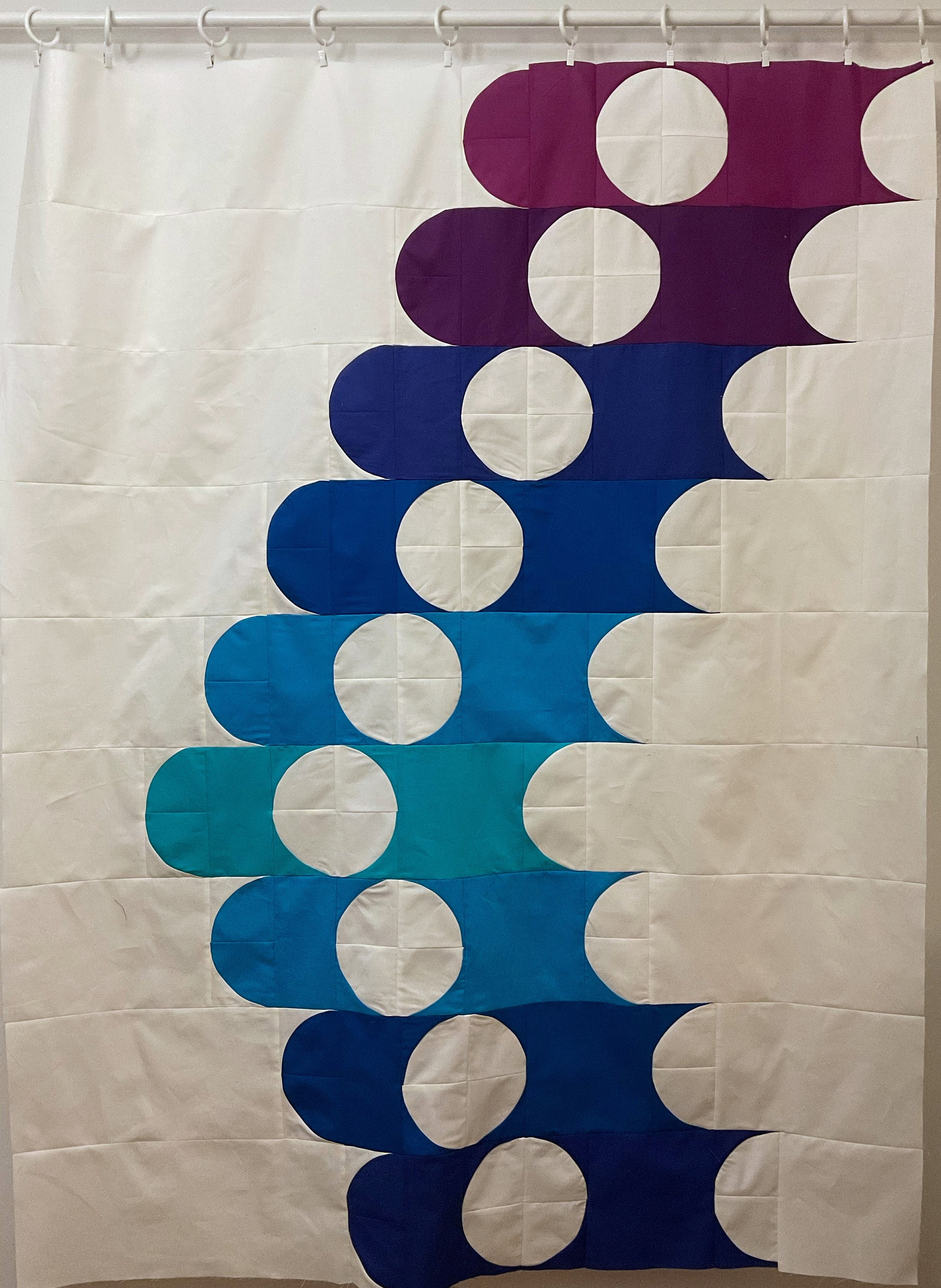 Rocket Quilt PDF Pattern - Modern - Minimalist - Negative Space - Throw ...