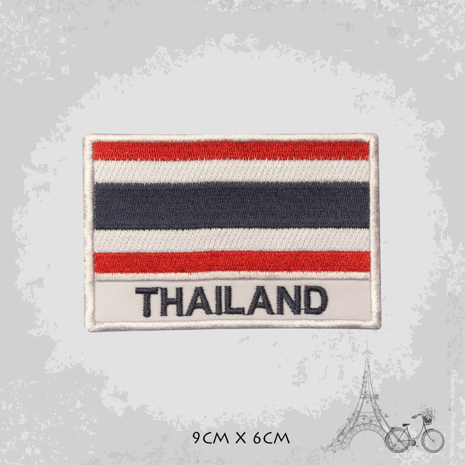 Thailand National Flag Embroidered Iron on Patch Sew on Badge | Etsy