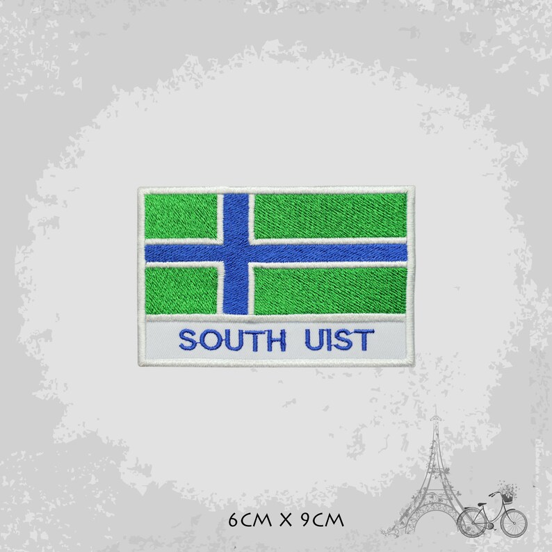 SOUTH UIST UK County Flag Embroidered Iron on Patch Sew on - Etsy