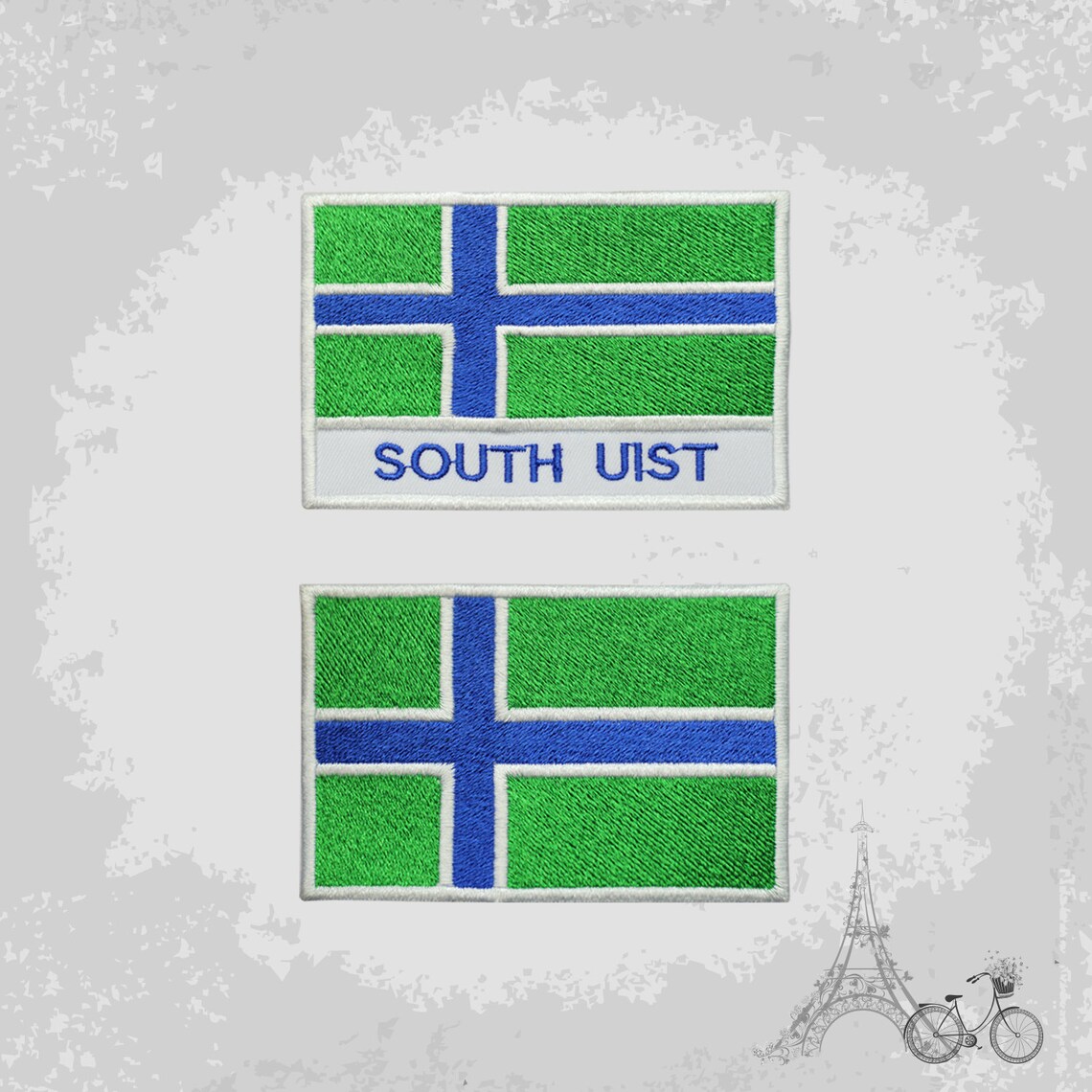 SOUTH UIST UK County Flag Embroidered Iron on Patch Sew on - Etsy