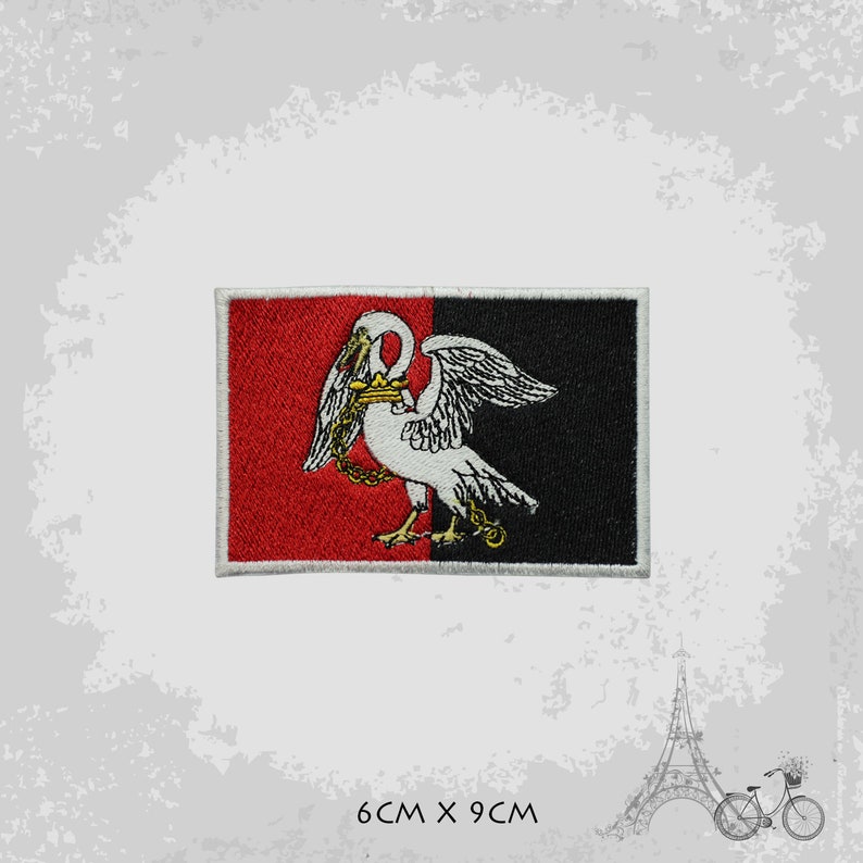 BUCKINGHAMSHIRE UK County Flag Embroidered Iron on Patch Sew - Etsy