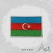 Azerbaijan National Flag Embroidered Iron on Patch Sew on Badge Applique Country National Flag ...
