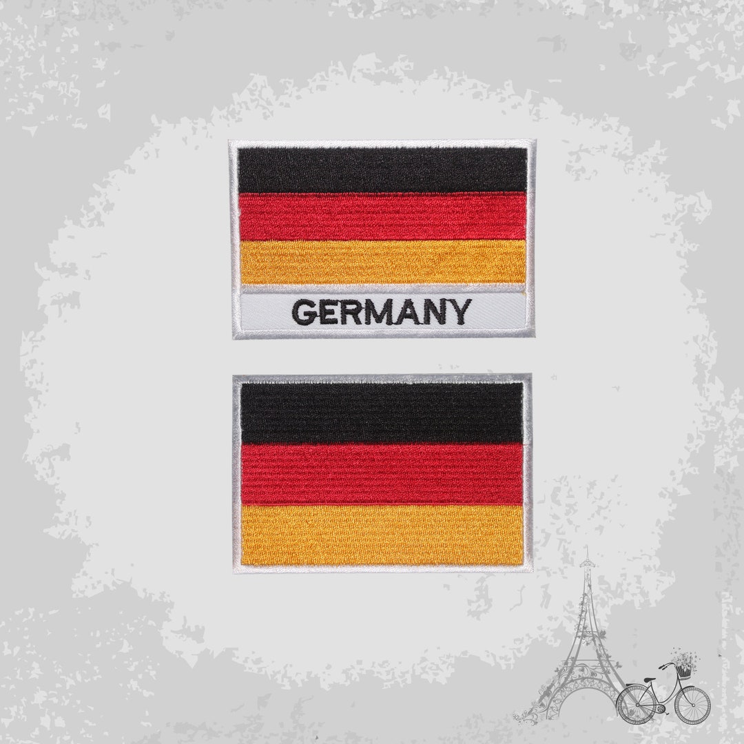 Germany National Flag Embroidered Iron on Patch Sew on Badge Applique ...