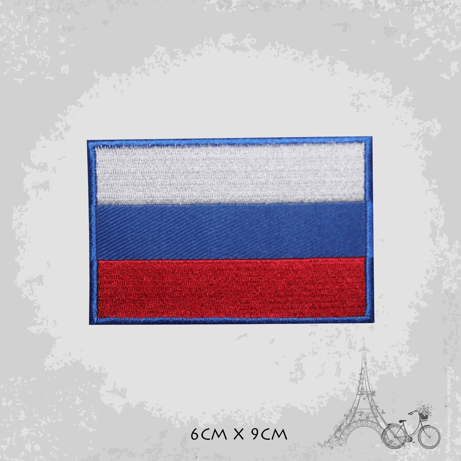 Russia National Flag Embroidered Iron on Patch Sew on Badge Applique ...