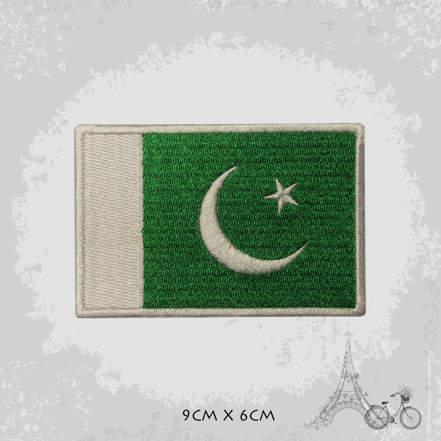 Pakistan National Flag Embroidered Iron On Patch Sew On Badge | Etsy