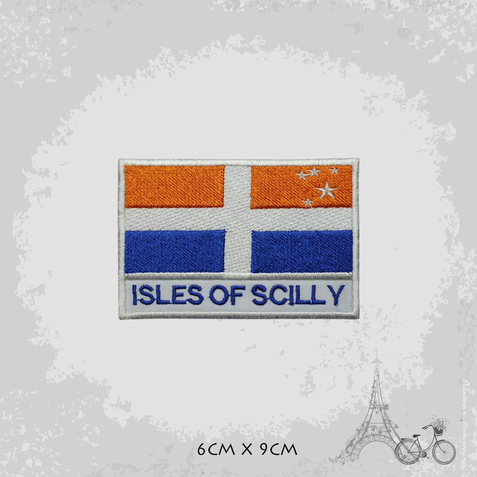 ISLES of SCILLY UK County Flag Embroidered Iron on Patch Sew - Etsy
