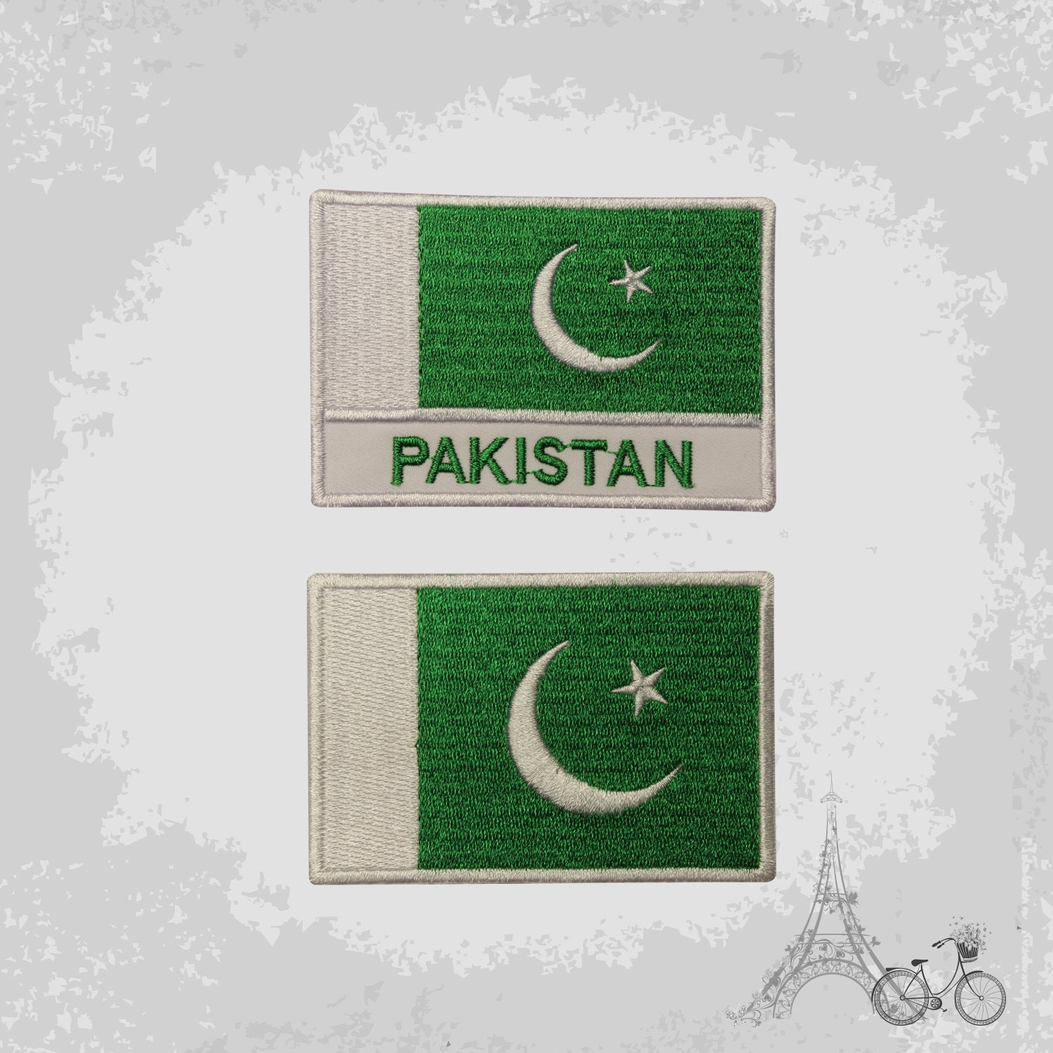 Pakistan National Flag Embroidered Iron On Patch Sew On Badge | Etsy