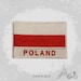 Poland National Flag Embroidered Iron on Patch Sew on Badge Applique ...