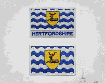 UK BEDFORDSHIRE County Flag Embroidered Iron on Patch Sew on Badge Applique for Clothes Etc - Etsy