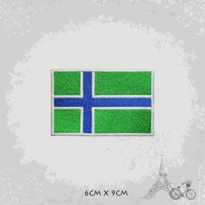 SOUTH UIST UK County Flag Embroidered Iron on Patch Sew on Badge ...
