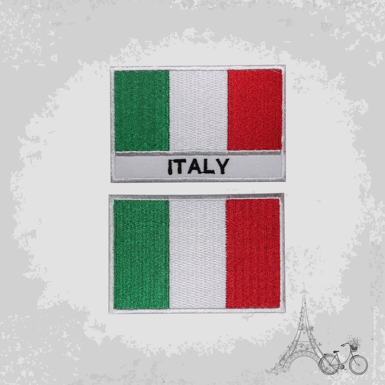 Italy National Flag Embroidered Iron on Patch Sew on Badge - Etsy