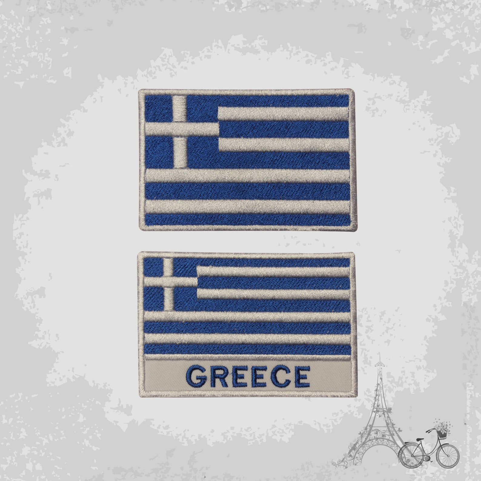 Greece National Flag Embroidered Iron on Patch Sew on Badge - Etsy