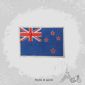 New Zealand National Flag Embroidered Iron on Patch Sew on Badge ...