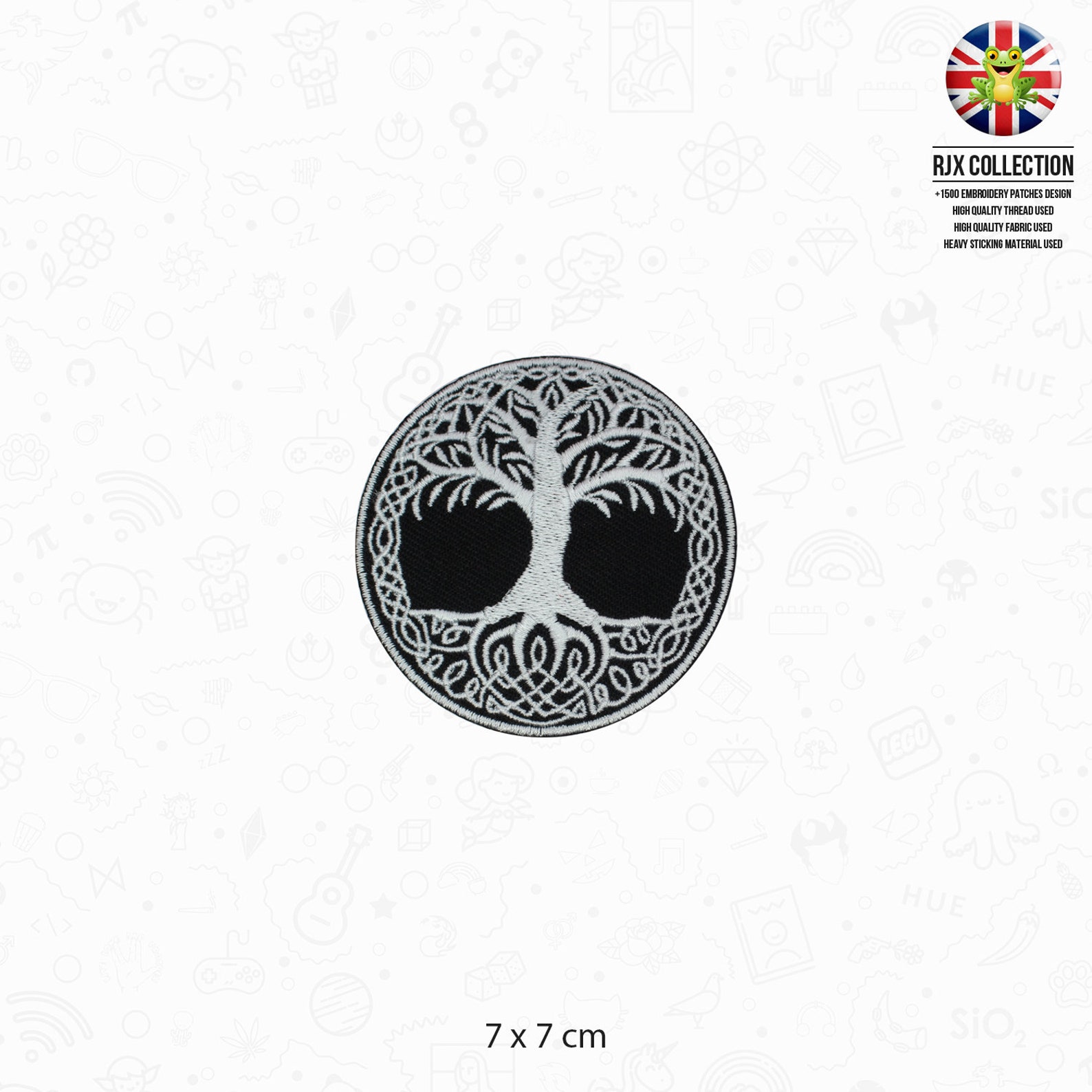 Tree Of Life Patch Embroidered Iron On Patch Sew On Badge | Etsy