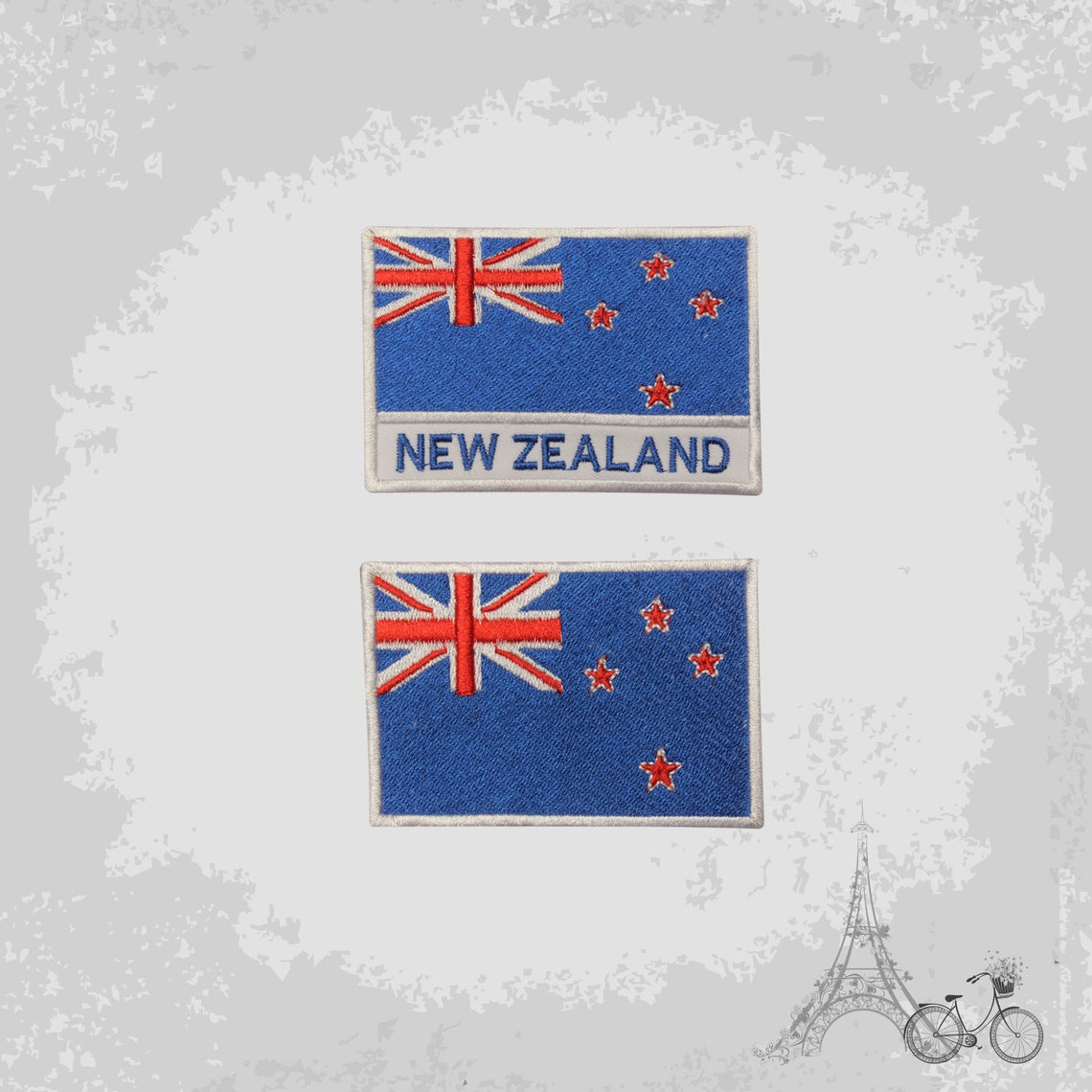 New Zealand National Flag Embroidered Iron on Patch Sew on - Etsy