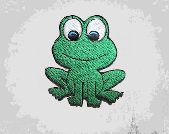 Wizard Frog Iron on Patch Patches Frog Patches Iron on - Etsy