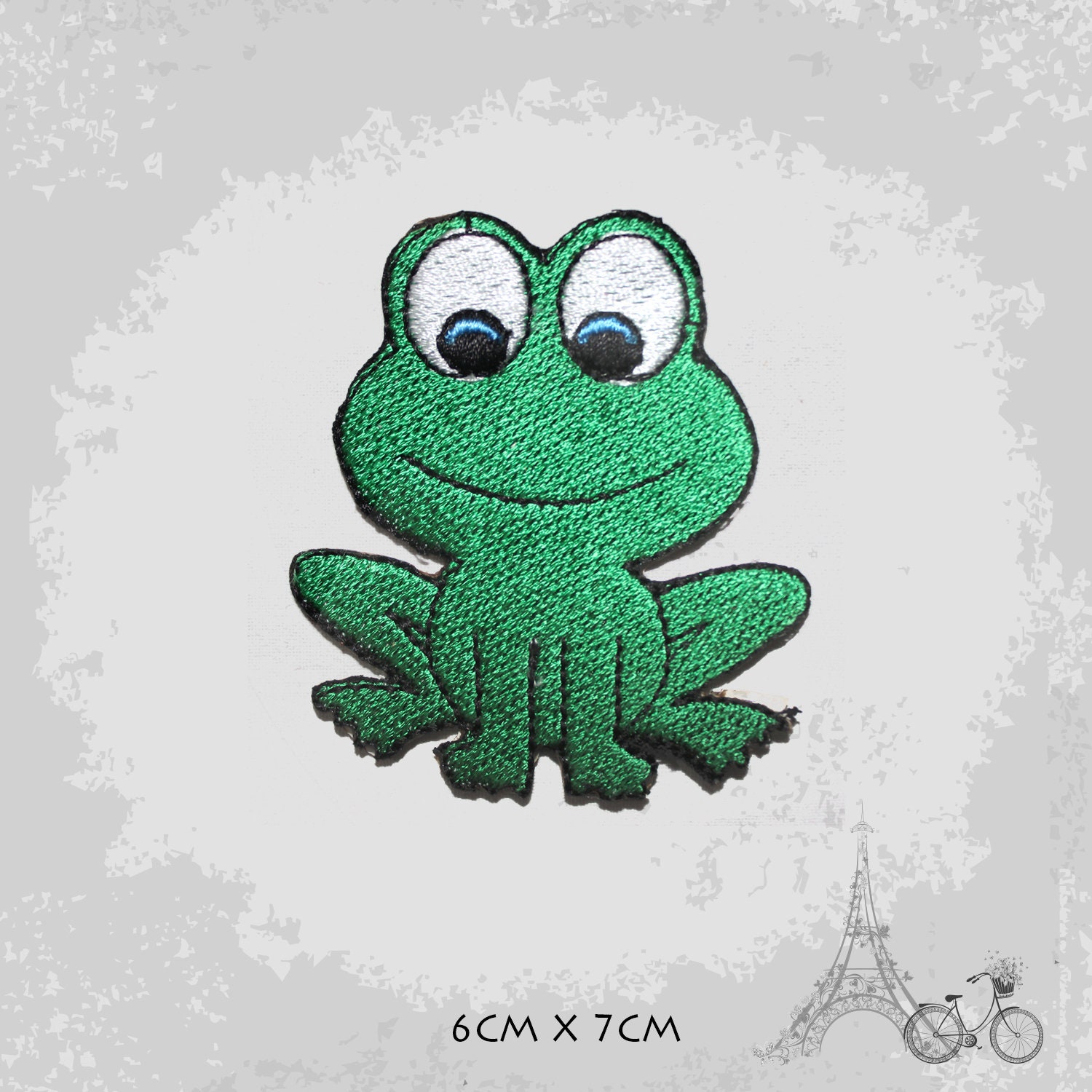 Green Frog Disney Embroidered Iron on Patch Sew on Badge | Etsy