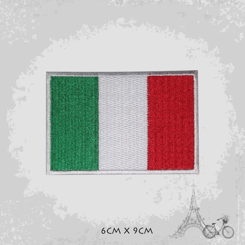 Italy National Flag Embroidered Iron on Patch Sew on Badge - Etsy