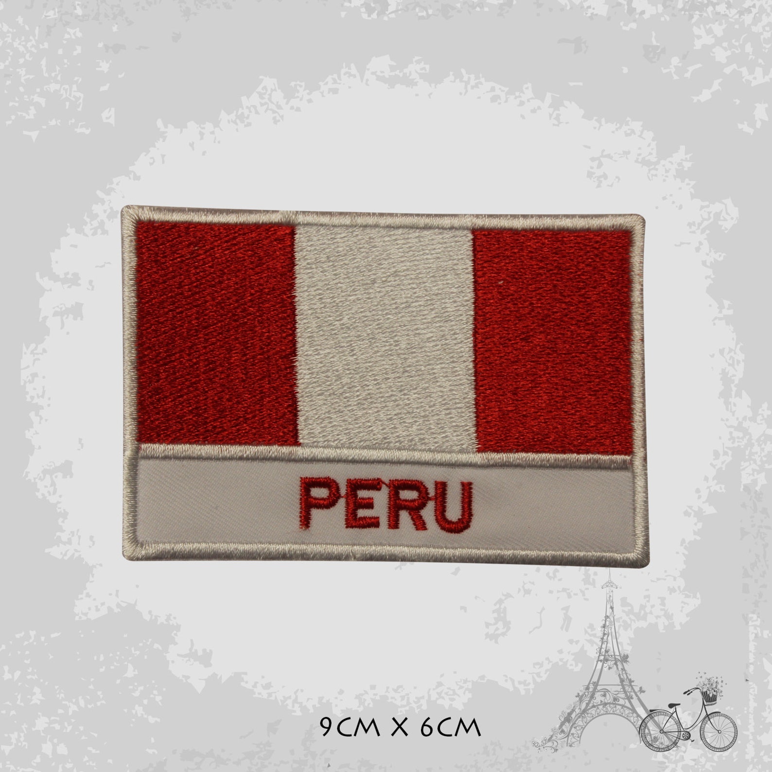 Peru National Flag Embroidered Iron On Patch Sew On Badge | Etsy