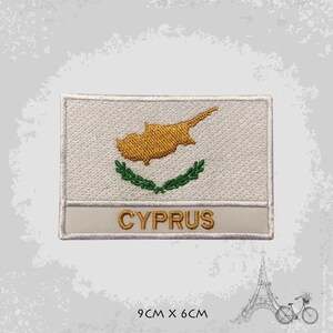 Cyprus National Flag Embroidered Iron on Patch Sew on Badge Applique Country National Flag - Etsy