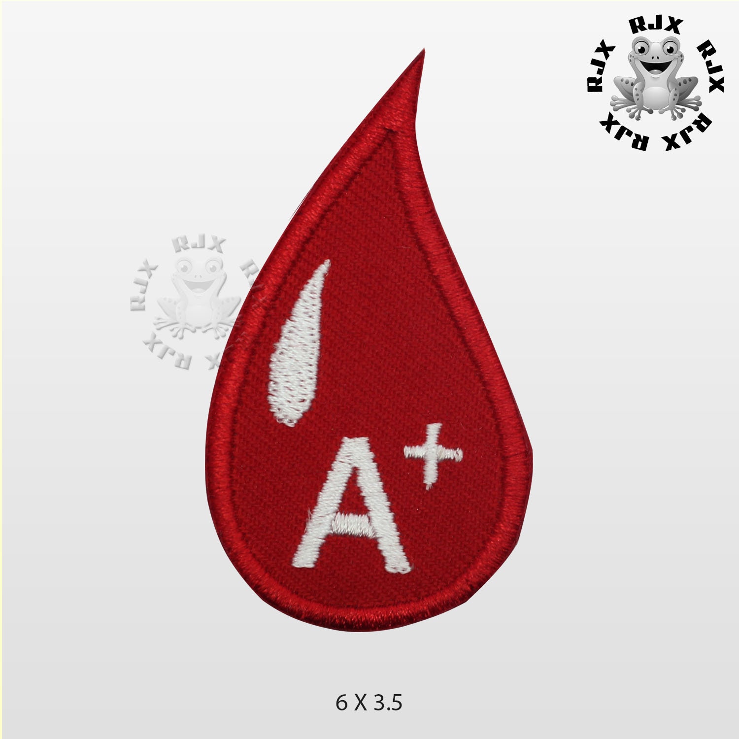 A Positive Blood Drop Patch Embroidered Iron on Patch Sew on - Etsy UK
