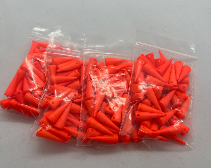 160 Sew on Spikes 20mm X6mm Neon Orange - Etsy