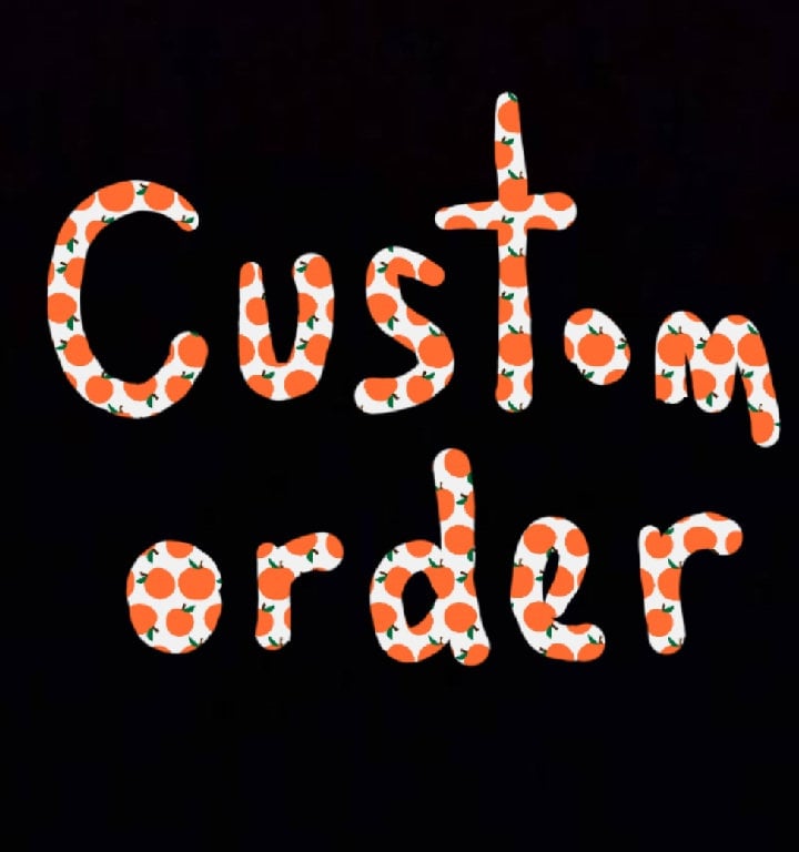 CUSTOM ORDER - Etsy