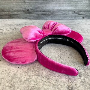 Raspberry Velvet Mouse Ears - Etsy